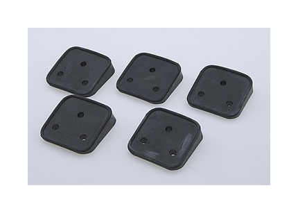 J&P Cycles Rubber Isolation Spacers For Laydown License Plate Frames ...