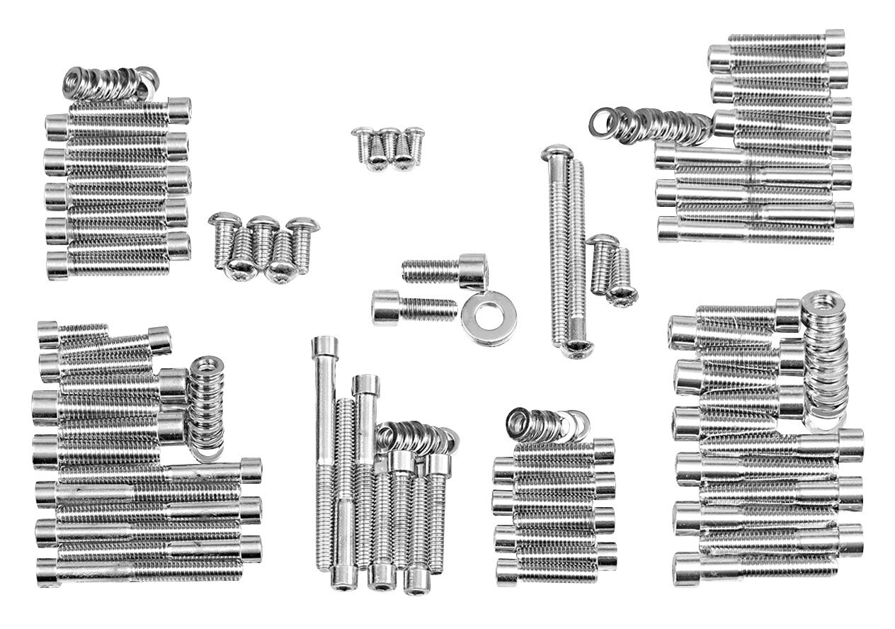Drag Specialties Complete Motor & Transmission Hardware Kit For Harley ...