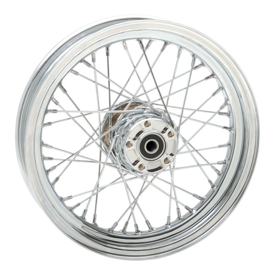 Drag Specialties 40 Spoke Laced Rear Wheel For Harley Softail / Dyna ...
