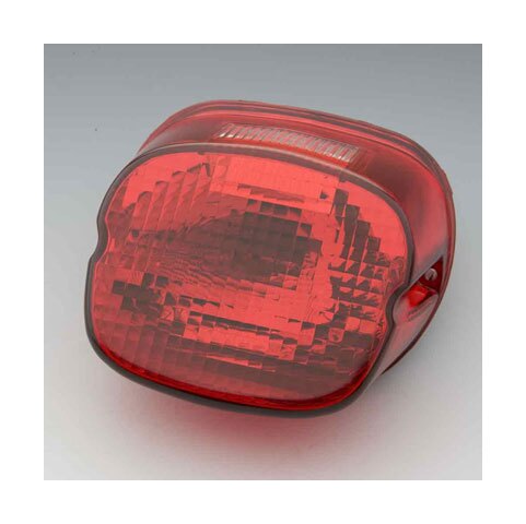 J&P Cycles Laydown Taillight Lens For Harley FLH / FX / XL 2003-2016 ...
