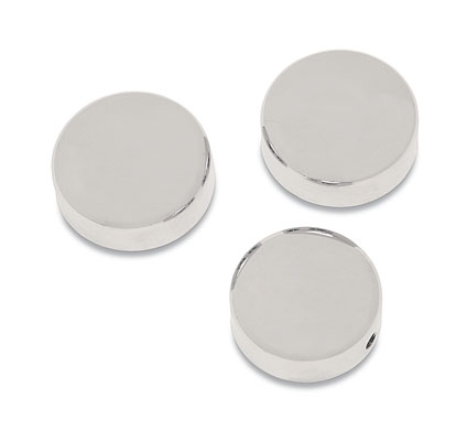 V-Twin Mfg. Triple Tree Nut Cover Set For Harley 1987-2013 | JPCycles.com