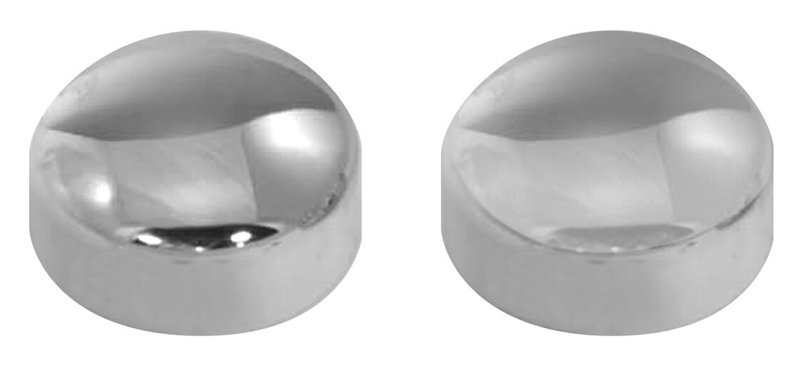 V-Twin Mfg. 1/4" Chrome Allen Head Bolt Covers | JPCycles.com