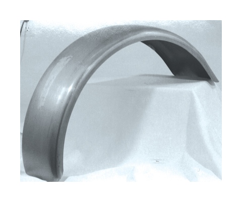 Paughco 10" Wide Flat Rear Fender For Rigid Frame | JPCycles.com