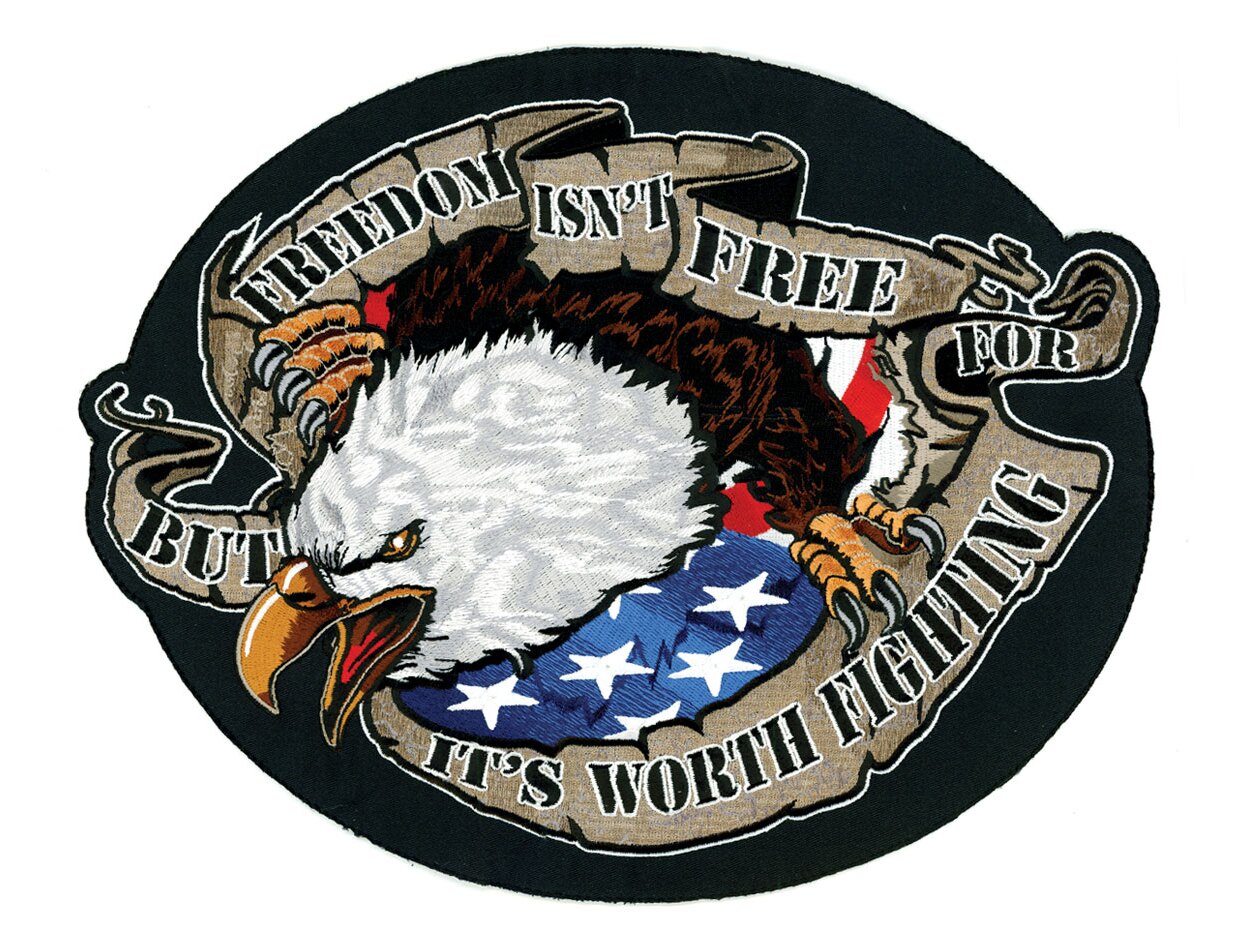 Lethal Threat Freedom Eagle Patch | JPCycles.com