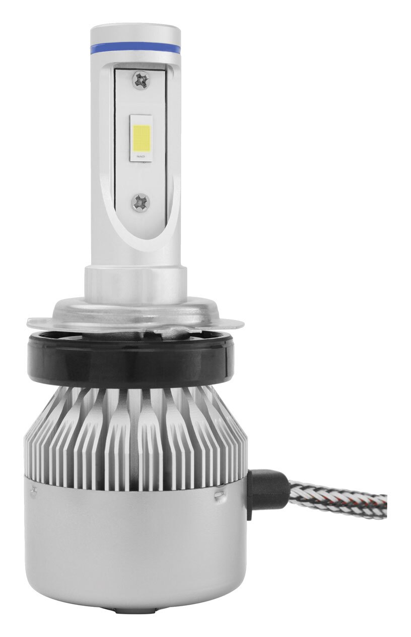 Show Chrome Bright Beam H7 LED Bulb With Fan | JPCycles.com