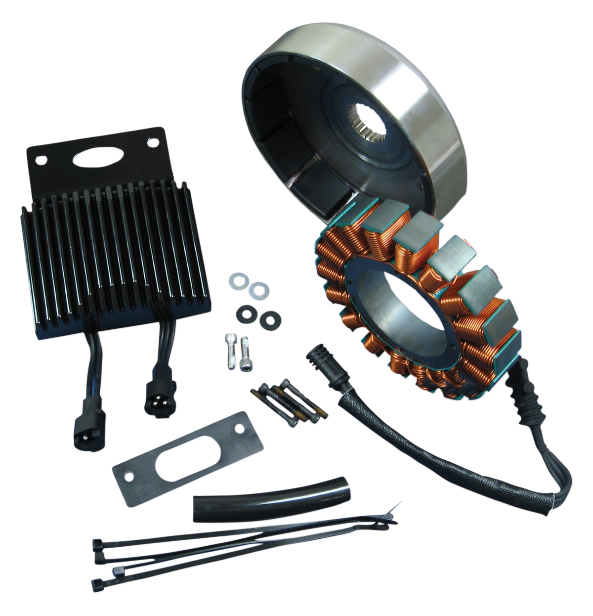 Cycle Electric 90 Series 56 Amp Three Phase Charging Kit For Harley Air ...