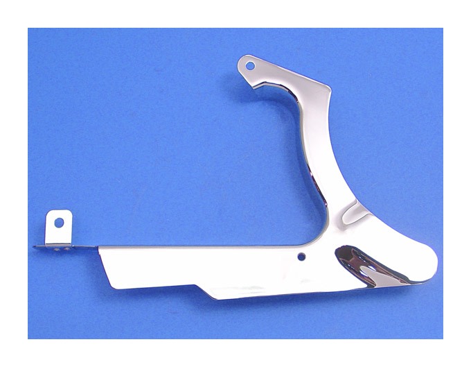 V-Twin Mfg. Chrome Lower Belt Guard For Harley 66 Tooth Softail 2007 ...