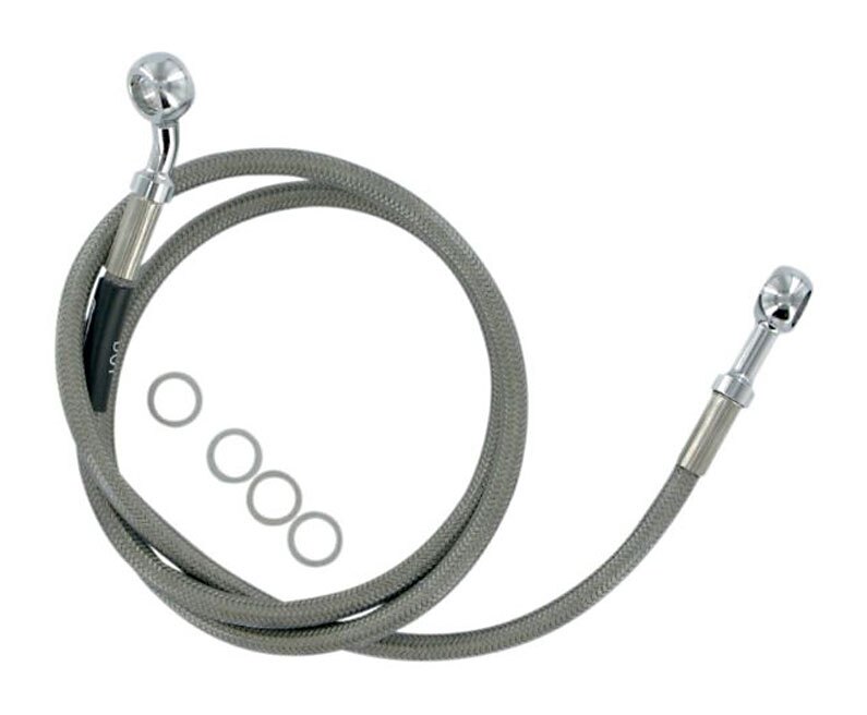 Russell Stainless Front Brake Line For Harley Softail Springer 1988 ...