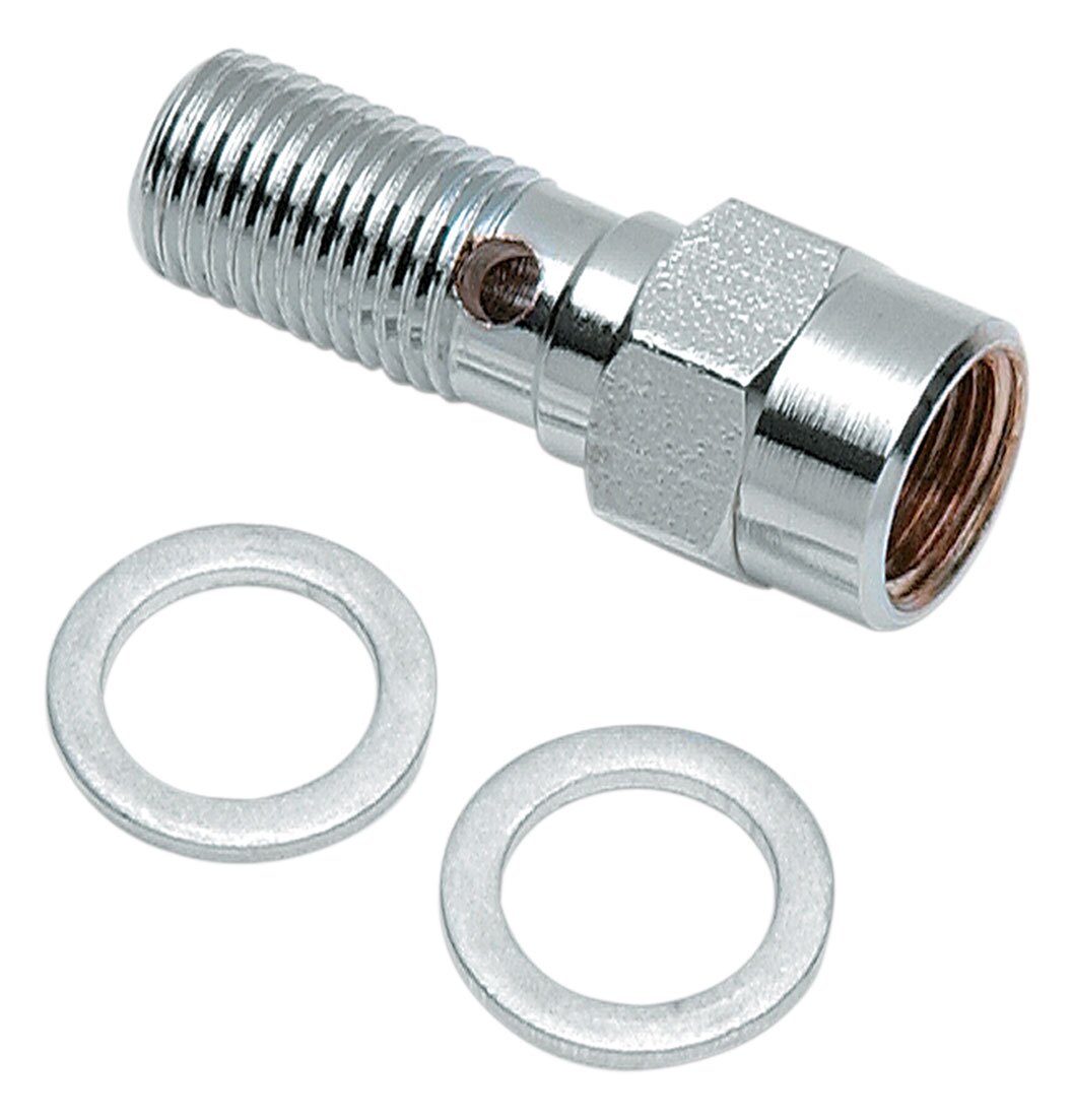 Drag Specialties 3/8"-24 Banjo Bolt With Brake Light Switch Mount ...