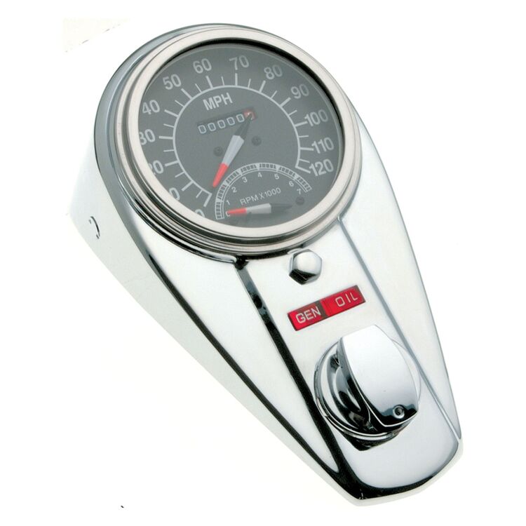 V-Twin Mfg. Speedo / Tach Dash Kit For Harley FL FX 1948-1983 ...