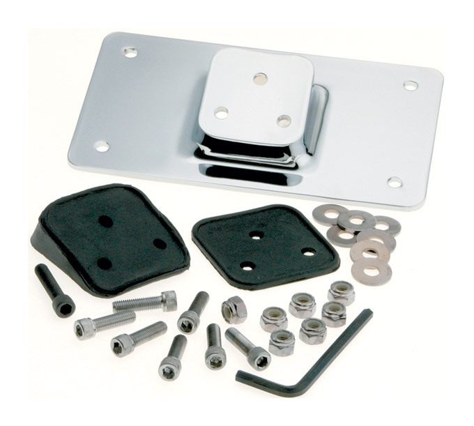 Milwaukee Twins Lay-Down License Plate Mount | JPCycles.com