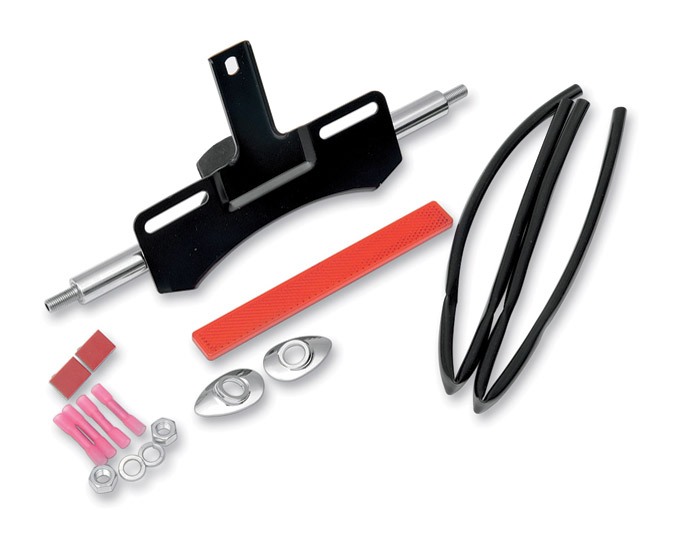 Milwaukee Twins Rear Turn Signal Relocation Kit For Harley Dyna 2000 ...