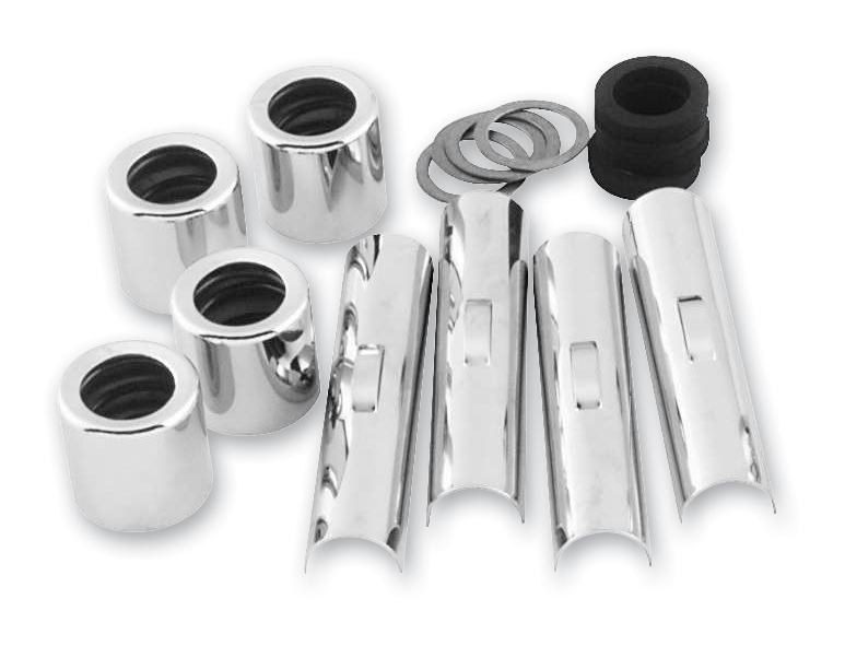 Twin Power Pushrod Cover Set For Harley 1948-1971 | JPCycles.com