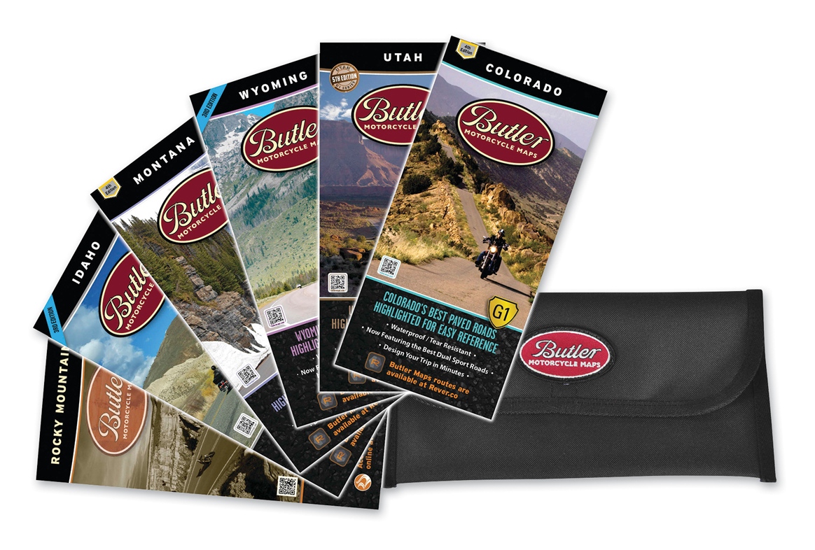 Butler Maps Rocky Mountain Collection Motorcycle Maps | JPCycles.com