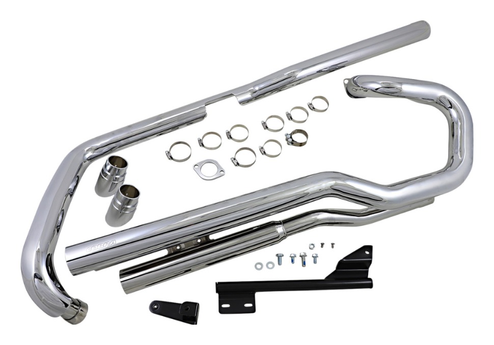 Cobra Speedster Slashdown Exhaust System Honda VTX1800C 2002-2008 ...