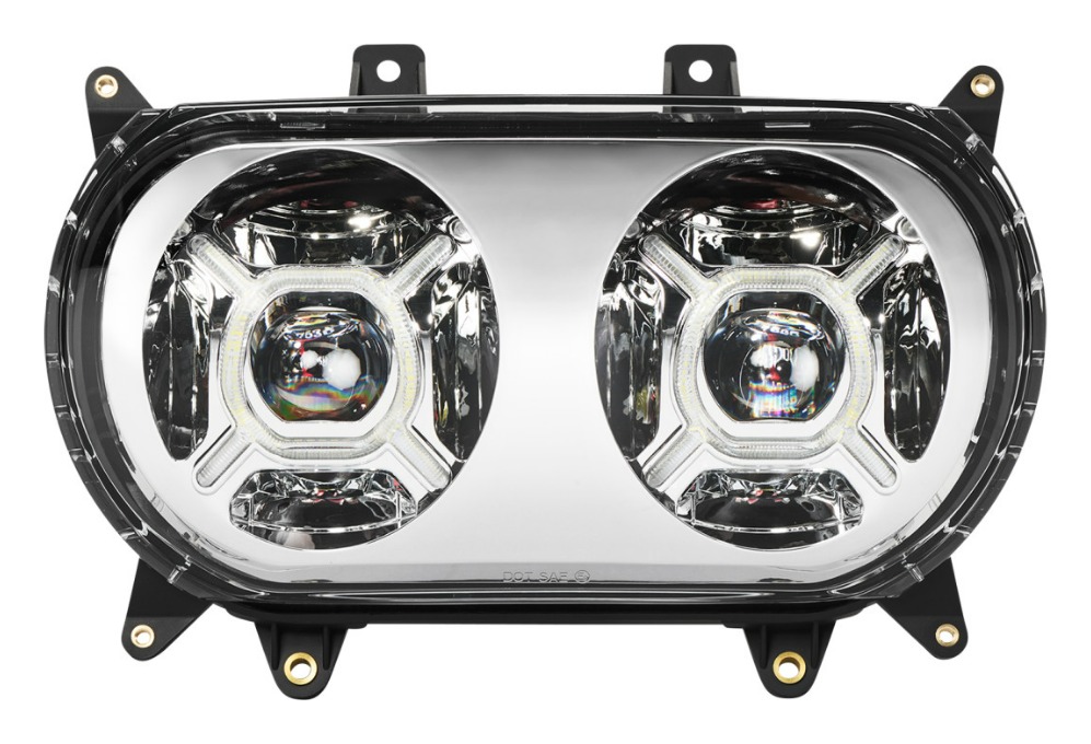 Custom Dynamics Double-X LED Headlights For Harley Road Glide 2015-2025 ...