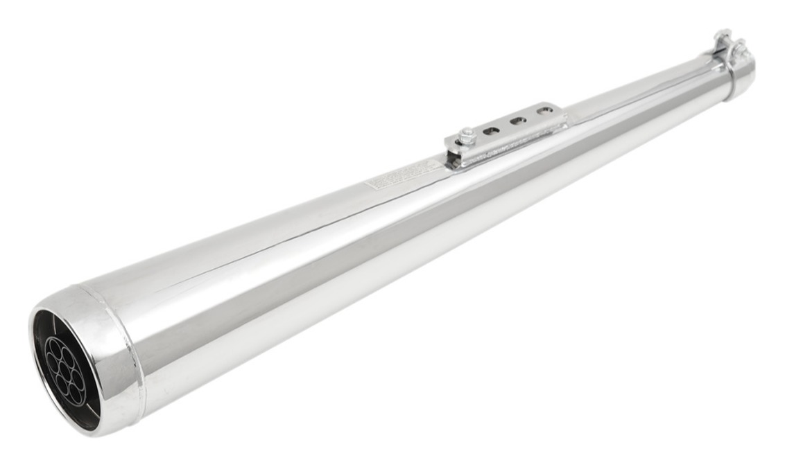 Emgo Wide Mouth Dunstall Universal Slip-On Muffler | JPCycles.com