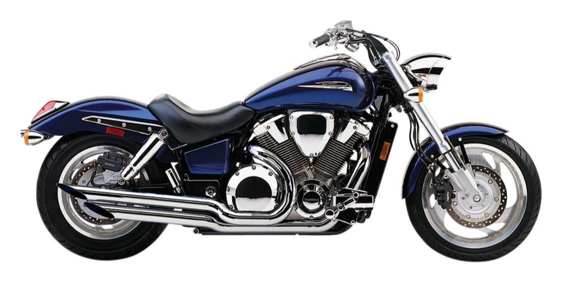 Cobra Angled Slash Cut Exhaust System Honda VTX1800 C / F 2002-2008 ...