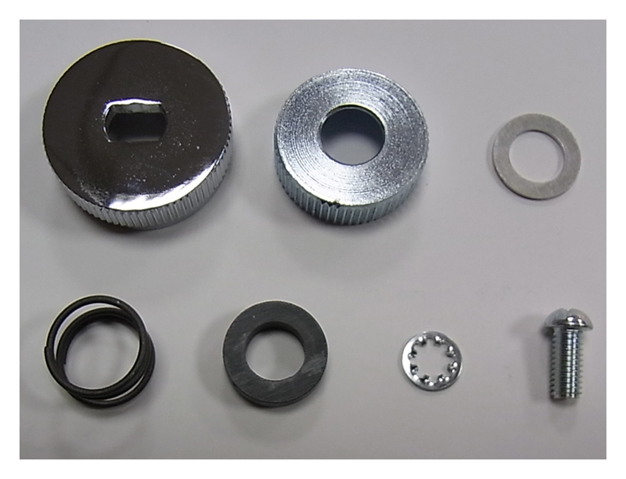 V-Twin Mfg. Petcock Shut Off Rod Knob Kit For Harley FL 1941-1965 ...