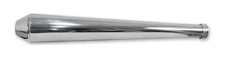 Emgo Megaphone 1 3/4″ - 1 5/8″ Universal Muffler | JPCycles.com