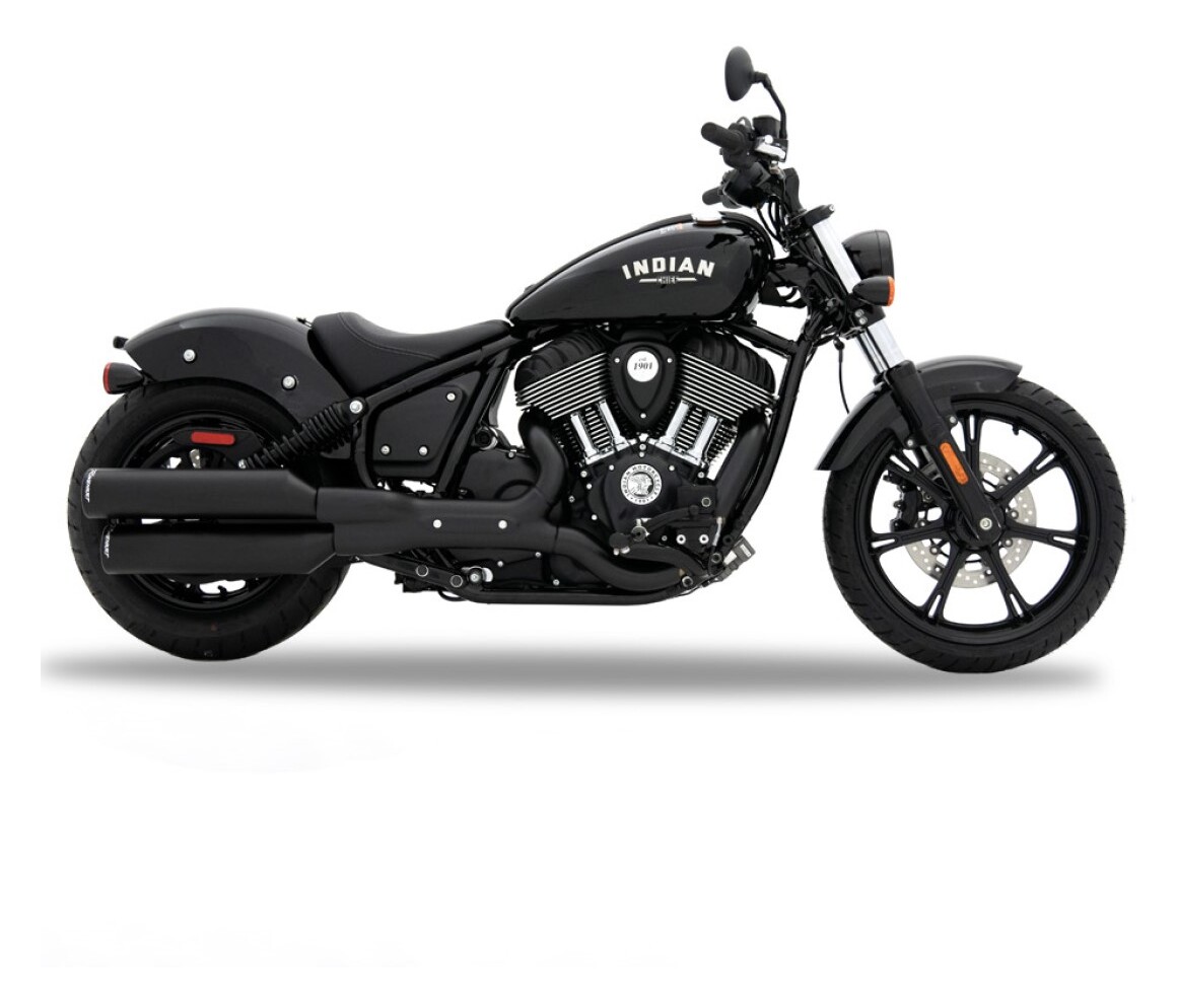 Rinehart 4" Slip-On Mufflers For Indian Chief / Super Chief 2022-2026 ...