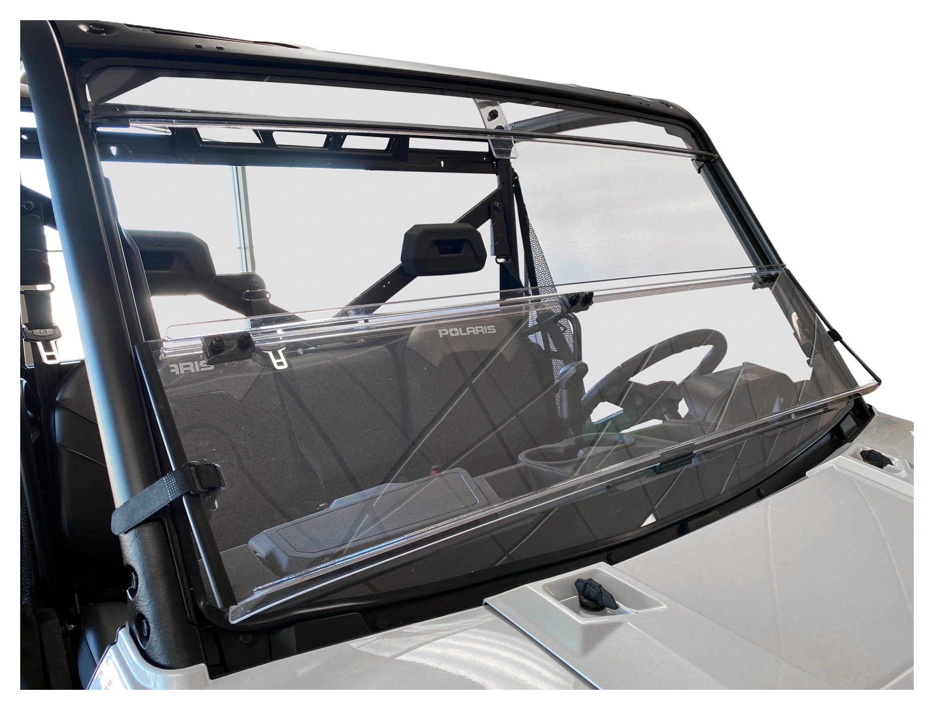 Open Trail Gen 2 Folding Windshield Polaris Ranger XP 900 / XP 1000 / ...