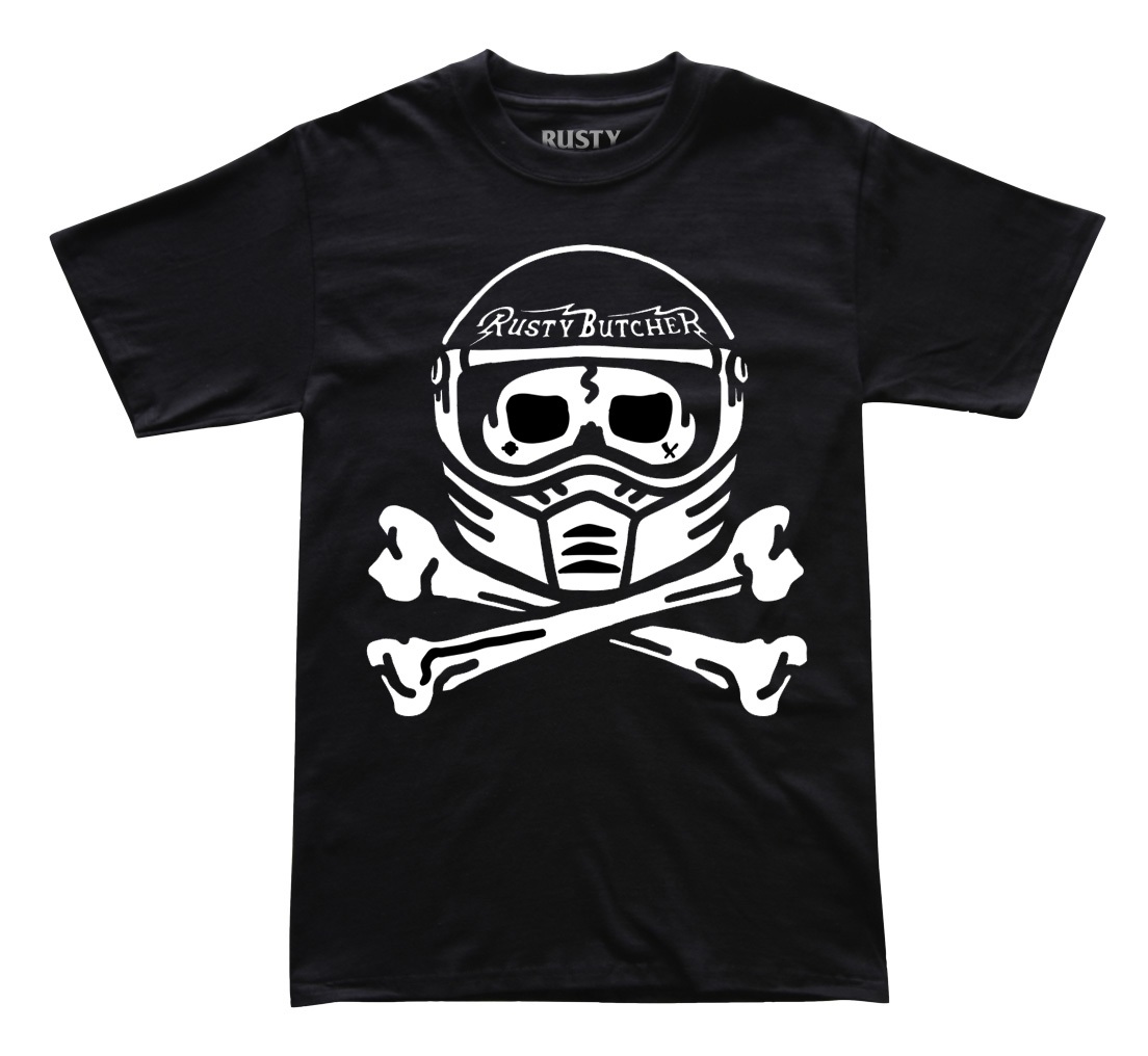 Rusty Butcher Race Logo T-Shirt | JPCycles.com