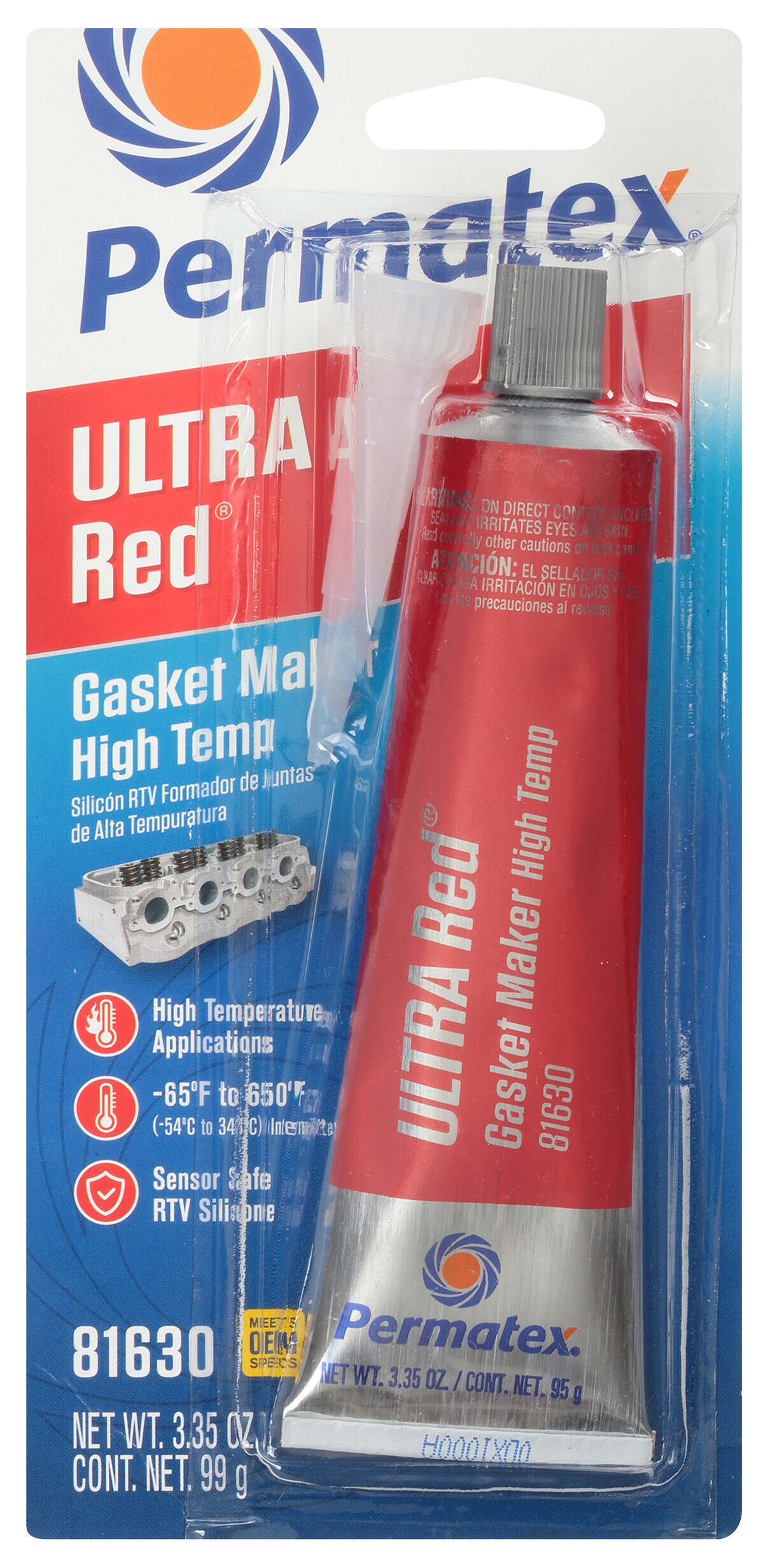 Permatex Red Ultra High Temp RTV Silicone | JPCycles.com
