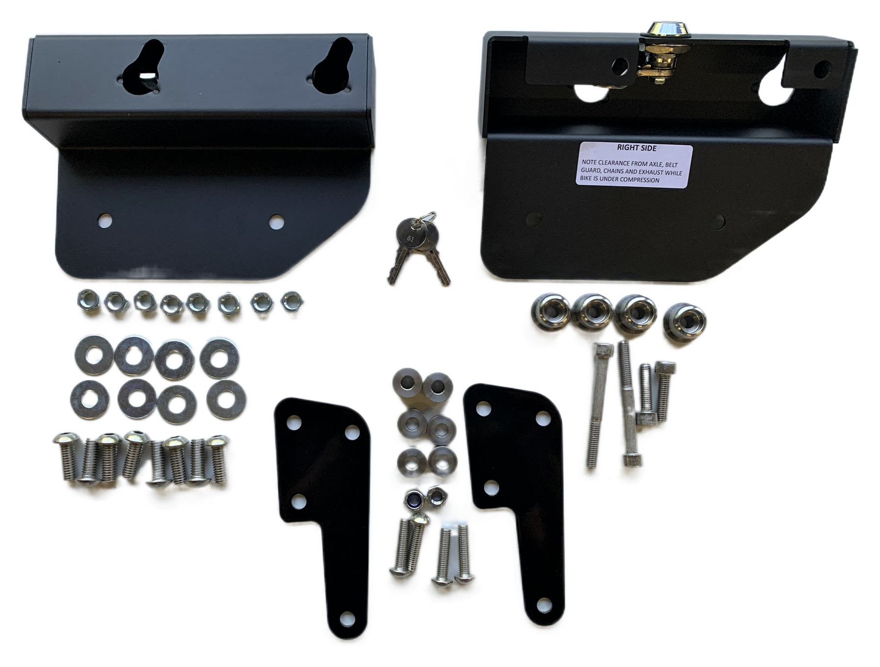 Leatherworks Quick Mounts Saddlebag Mounting System Triumph Speedmaster ...