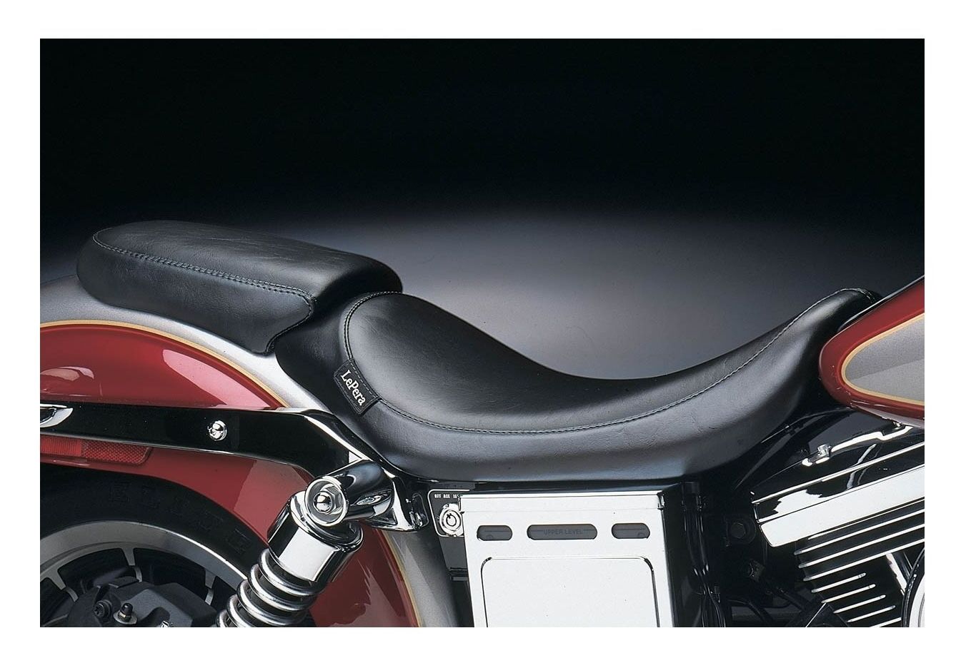 Le Pera Silhouette Solo Seat For Harley Dyna Wide Glide 1996-2003 Black ...