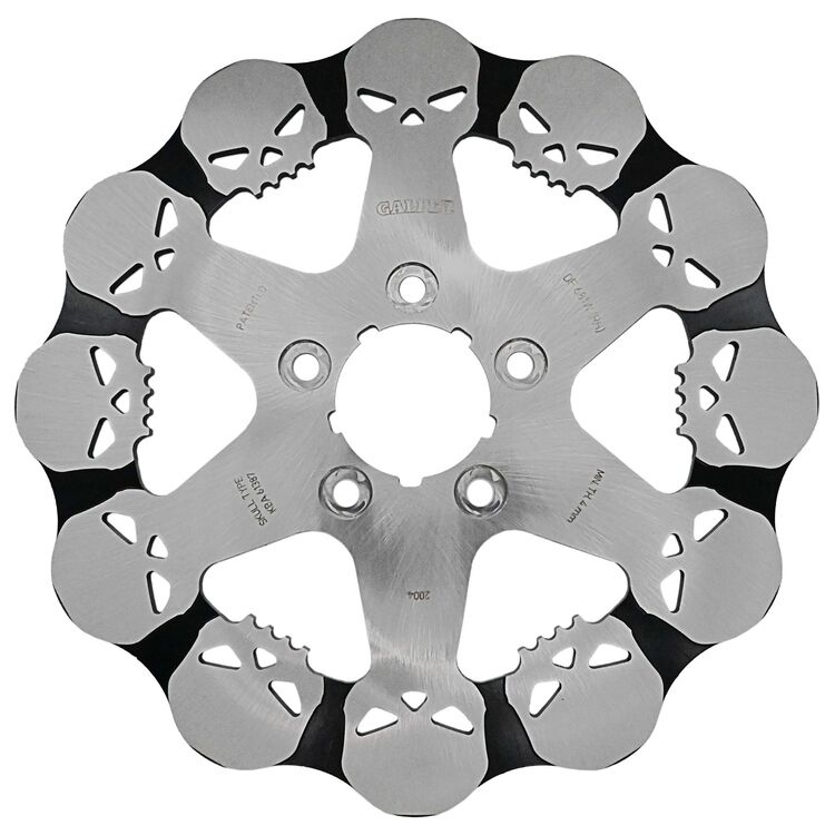 Galfer 11.5" Skull Rear Brake Rotor For Harley 2000-2017 | JPCycles.com