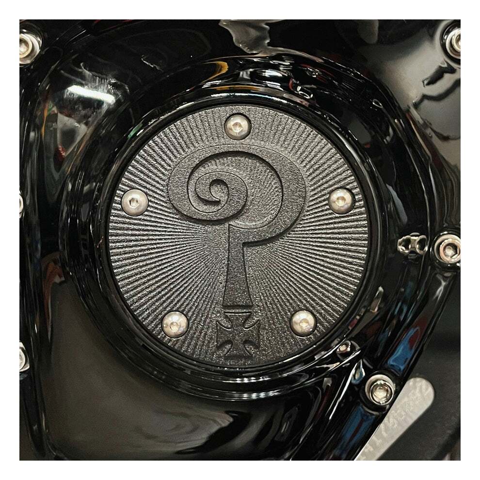 Indian Larry Motorcycles Question Mark Logo 5 Hole Points Cover For ...