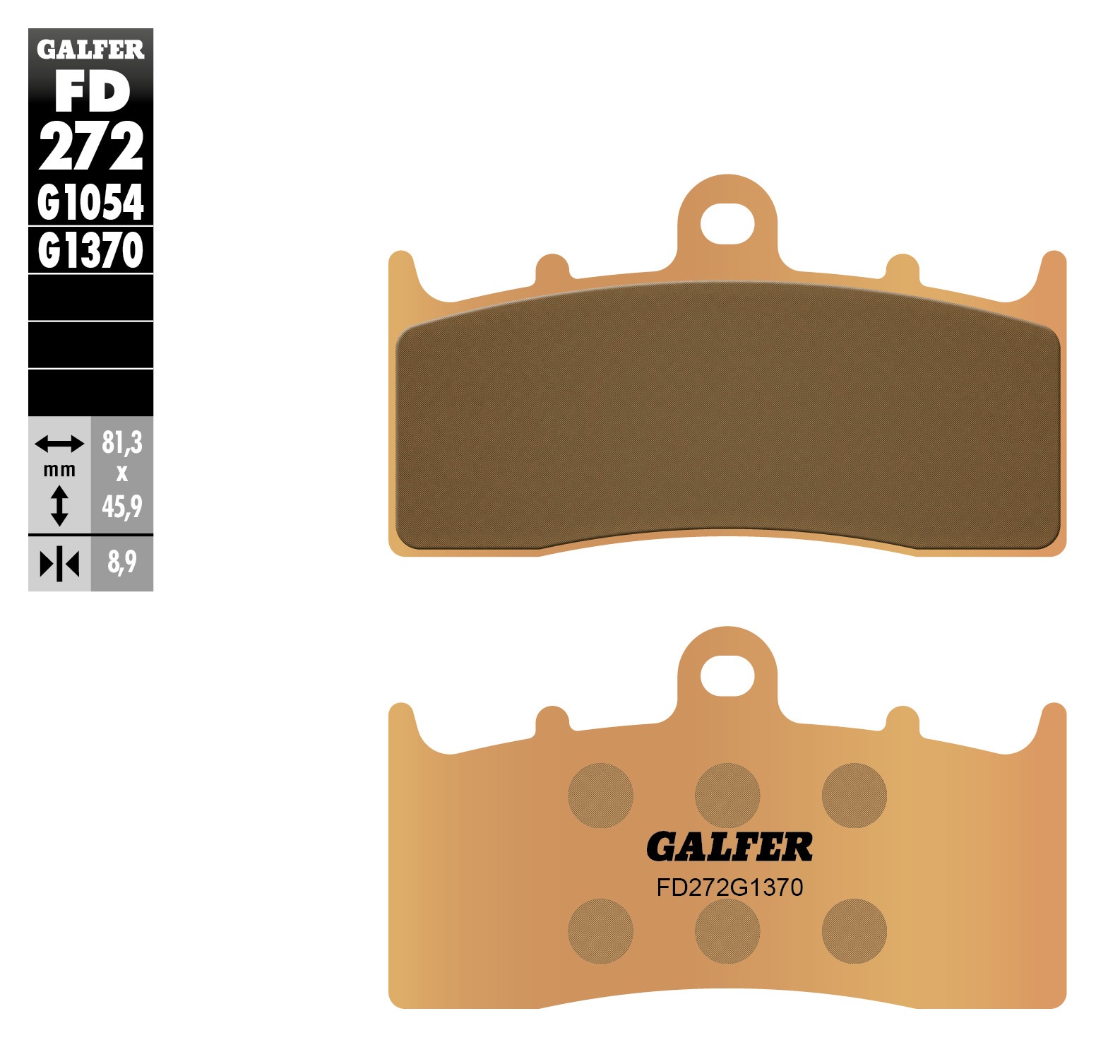 Galfer HH Sintered Front Brake Pads FD272 | JPCycles.com
