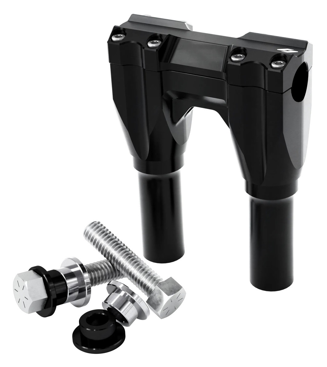 Kraus Isolated Straight Risers For Harley 1973-2017 | JPCycles.com