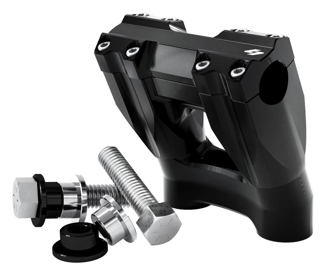 Kraus Isolated Kickback Risers For Harley 1973-2017 | JPCycles.com