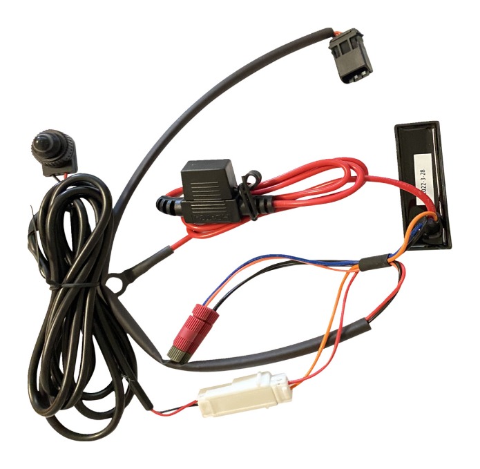 Custom Dynamics LED Light Bar Wiring Harness For Harley | JPCycles.com