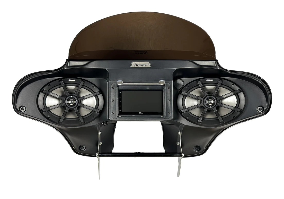 Hoppe Industries 6X9 Audio Fairing 2.0 For Harley FL Softail 2000-2017 ...