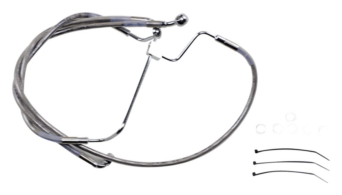 Drag Specialties Extended Front Brake Line Kit For Harley Non-ABS ...