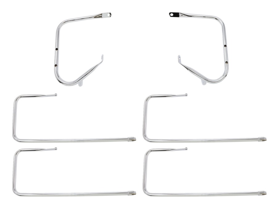 Drag Specialties Saddlebag Guard & Side Rail Kit For Harley Touring ...