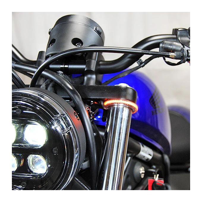 New Rage Cycles LED Front Turn Signals Honda Rebel 500 / SE 2017-2025 ...