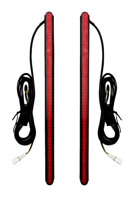 Custom Dynamics Genesis 8-1/2" Auxiliary LED Plasma Rods | JPCycles.com