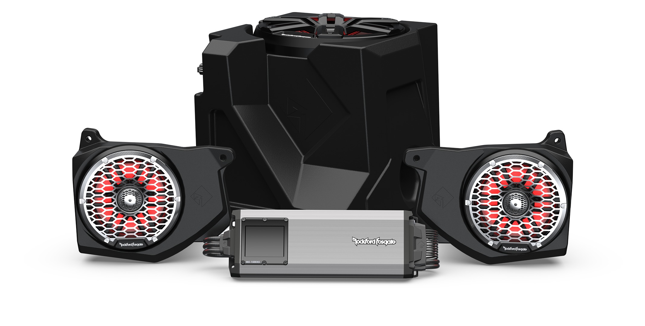 Rockford Fosgate Gen-2 Stage 5 Audio System Polaris Ranger w/Ride ...