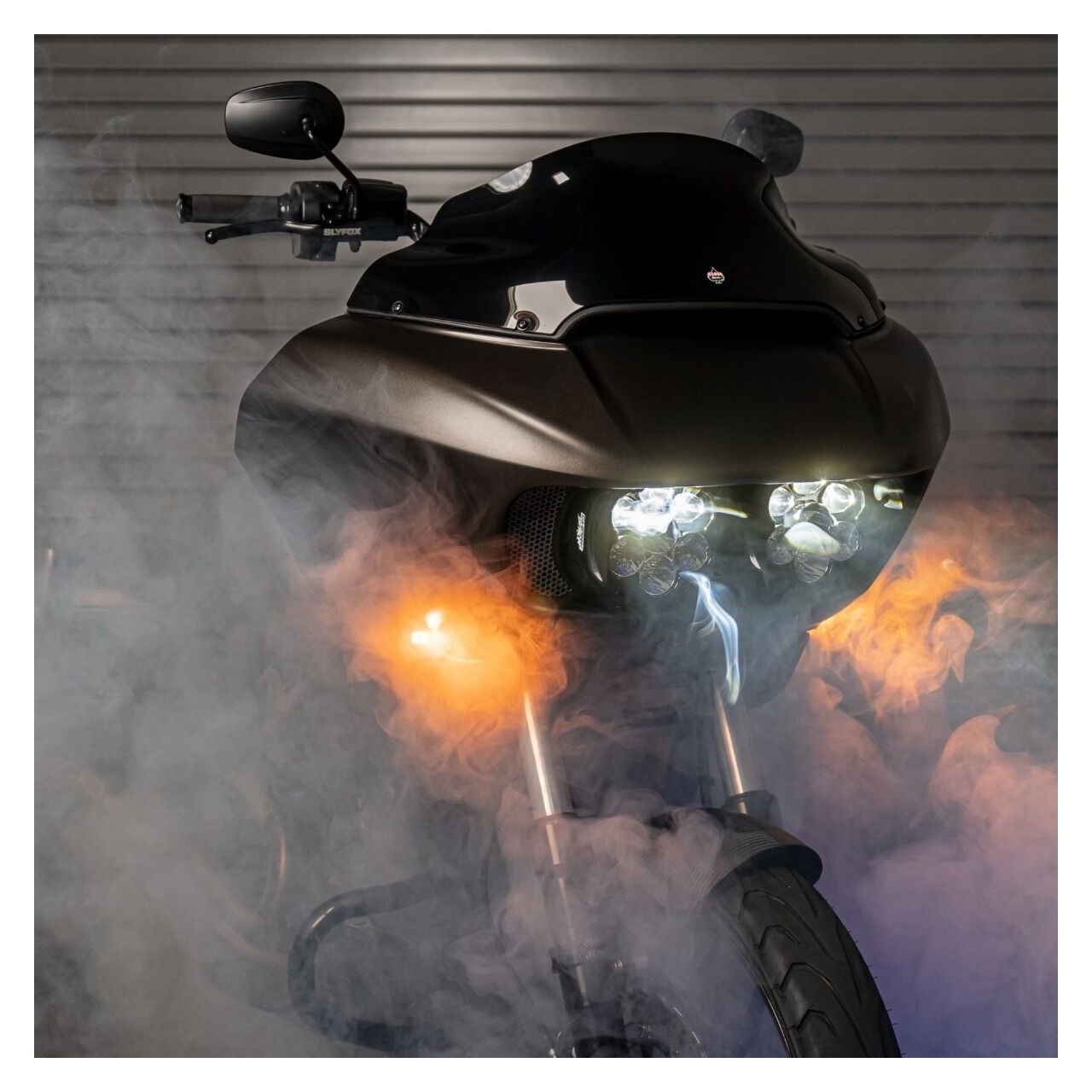 Custom Dynamics Shark Demon 2 Headlight For Harley Road Glide 2015-2024 ...