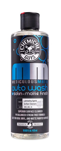 Chemical Guys Meticulous Matte Auto Wash Satin-Matte Finish | JPCycles.com