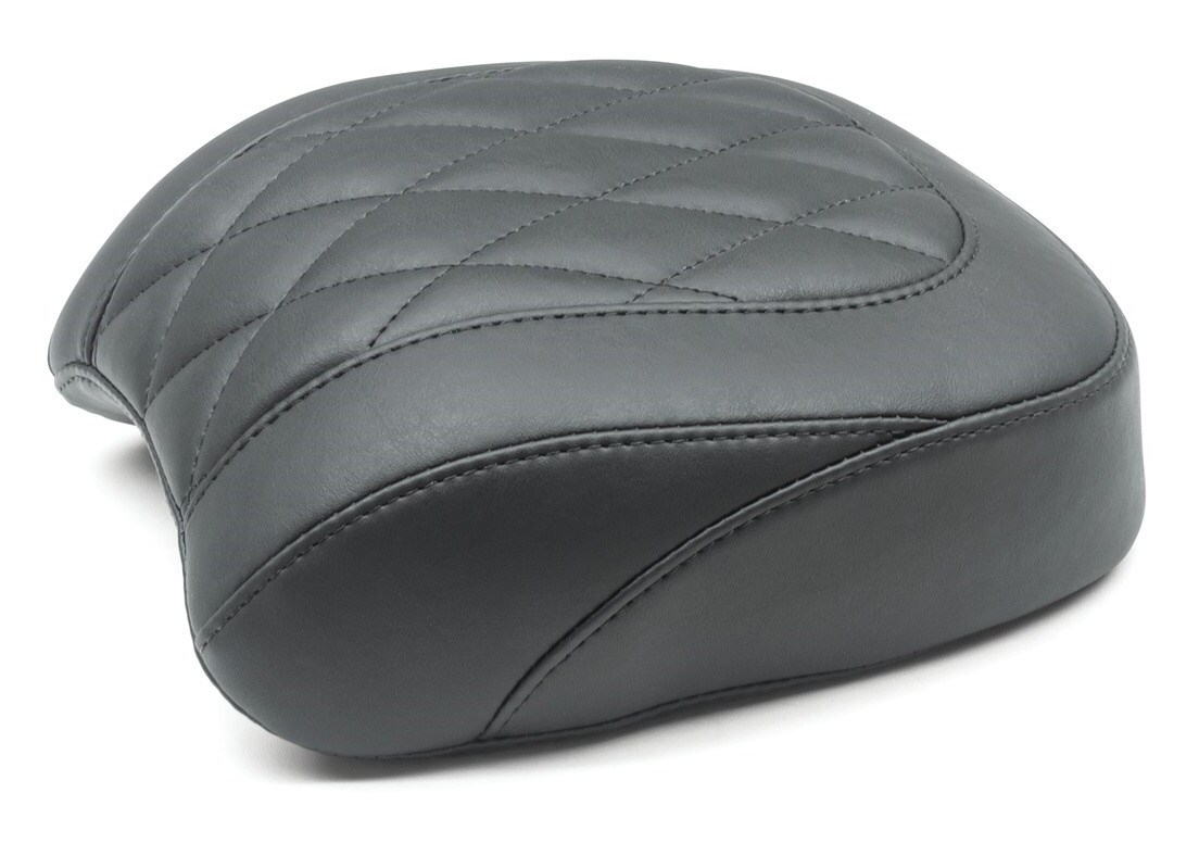 Mustang Wide Tripper Diamond Passenger Seat For Harley Softail Fat Bob ...
