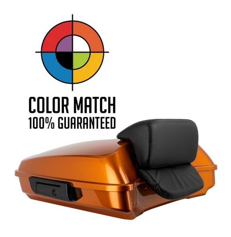 HogWorkz OE Color Matched Razor Tour Pack With Slim Backrest For Harley ...