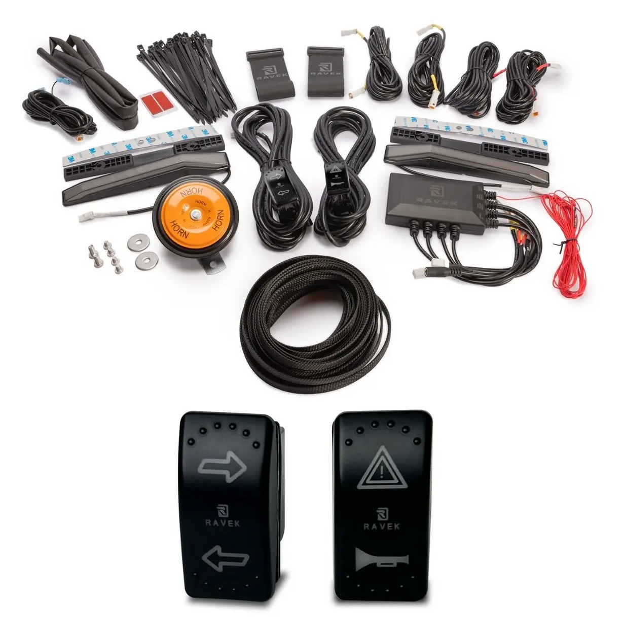 Ravek Auto-Cancel Turn Signal Kit w/White Running Lights Yamaha ...