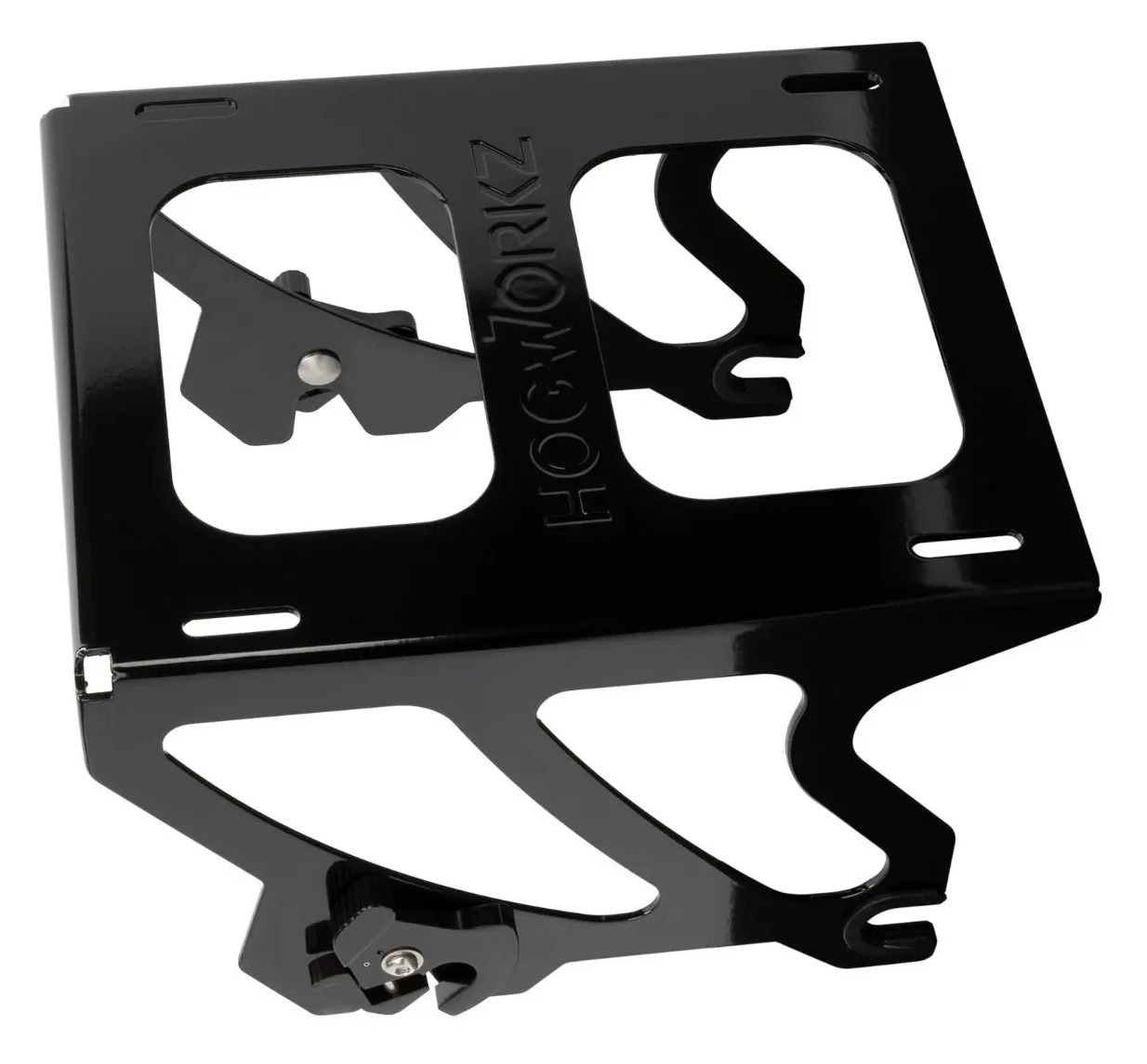 HogWorkz Solo Tour Pack Mount For Harley Softail 2000-2017 | JPCycles.com