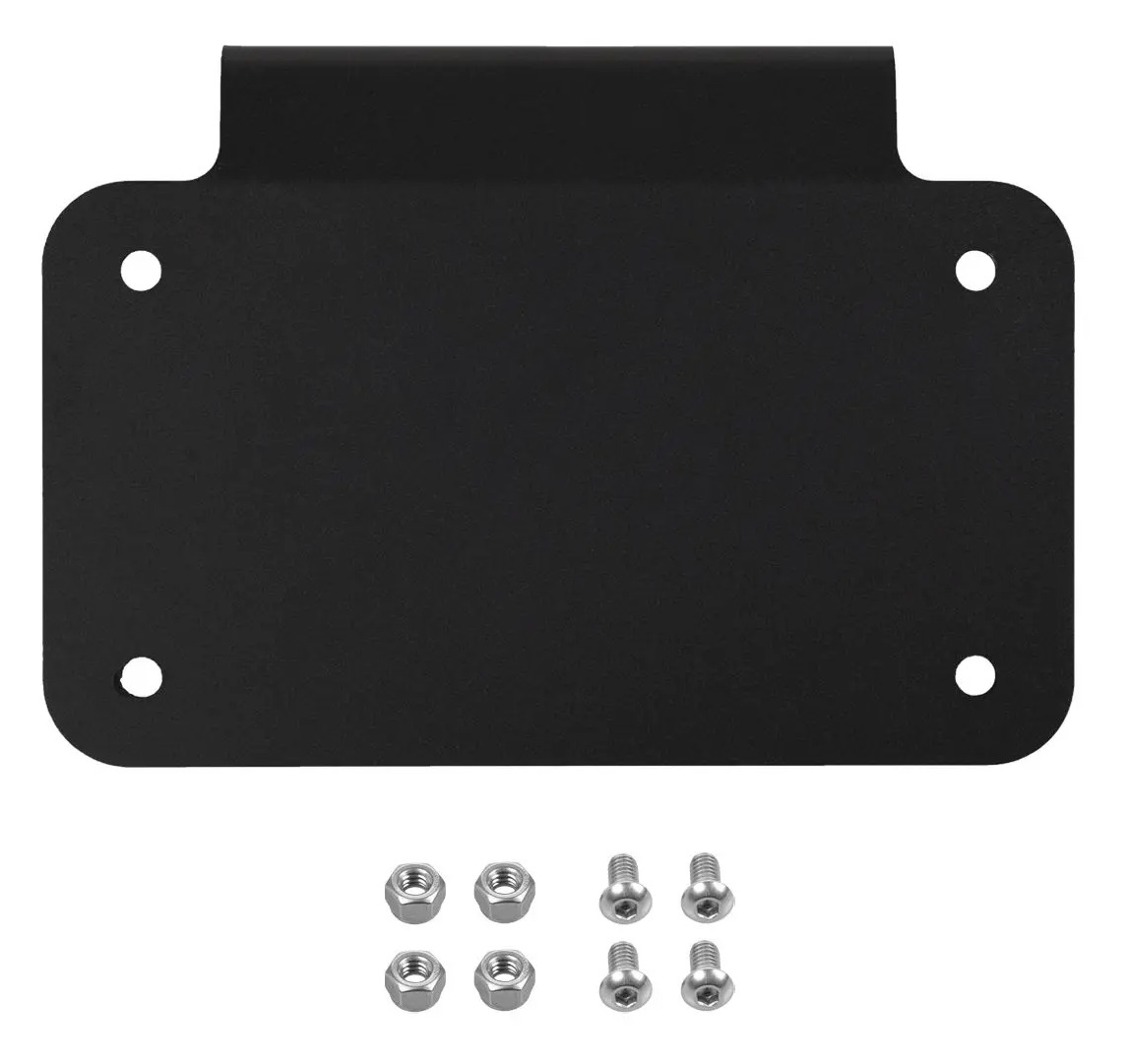 HogWorkz Saddlebag License Plate Mount For Harley | JPCycles.com