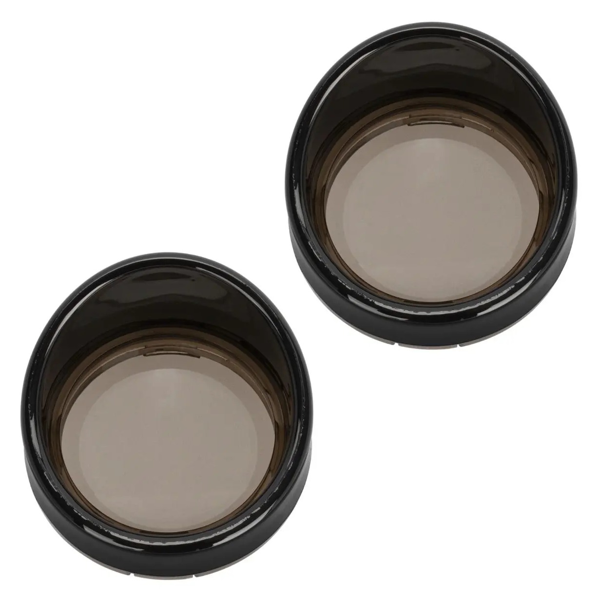 HogWorkz Bullet Style Turn Signal Visor Trim Rings And Lens For Harley ...